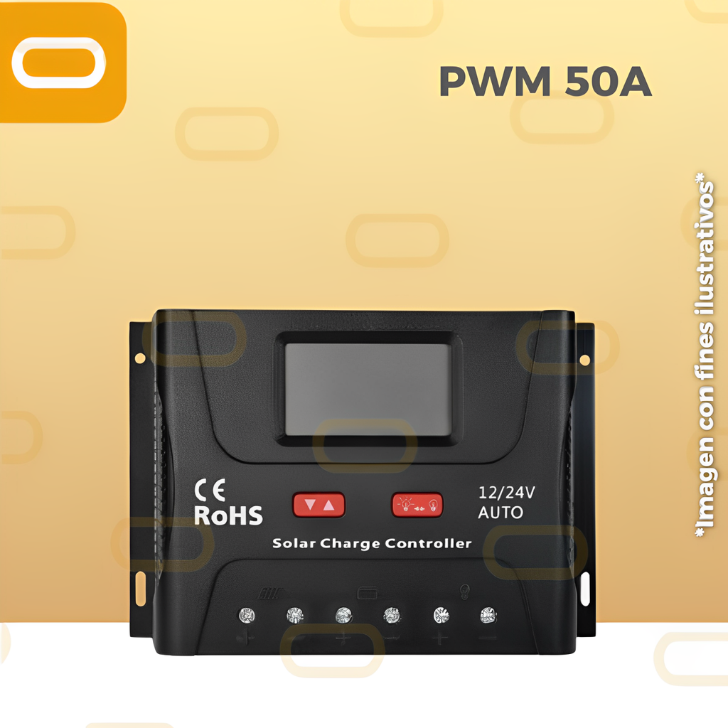 Controlador PWM 50A | Controladores | Controlador de carga PWM de 50A